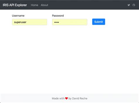 Iris Api Explorer Application Intersystems Developer Community Angular
