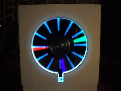 Arduino HDD POV Clock Persistence Of Vision YouTube
