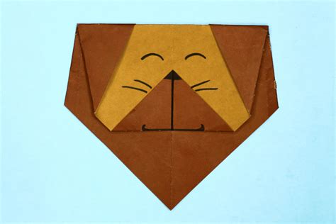 Easy Origami Lion Instructions Origami Way