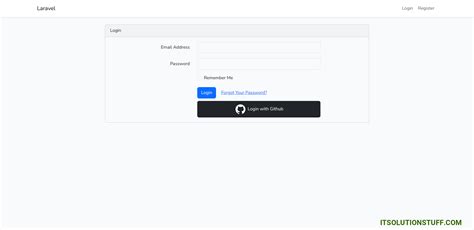 Laravel 11 Socialite Login With Github Account Example