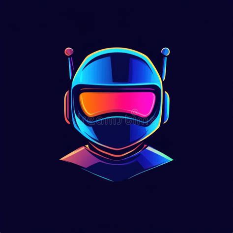 Innovative Colorful Robo Logo For Ai Stock Illustration Illustration Of Colorful Branding