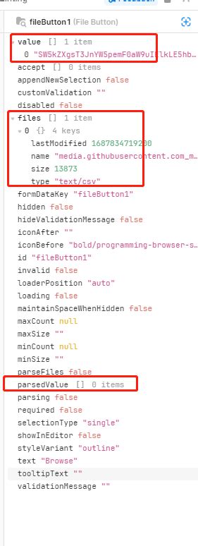 parsedvalue of the file button get empty array 💬 app building retool forum