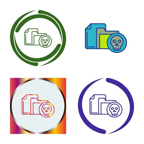 Infected File Vector Icon 31647954 Vector Art At Vecteezy