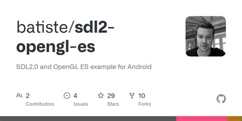 Github Batistesdl2 Opengl Es Sdl20 And Opengl Es Example For Android