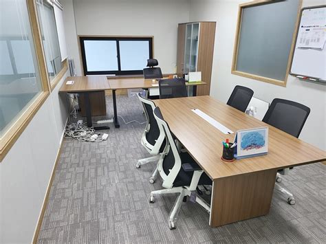 중역용 책상 의자 테이블 등 납품 화성 동탄 소재 산업단지 사무실 시공사례 지에스사무용가구