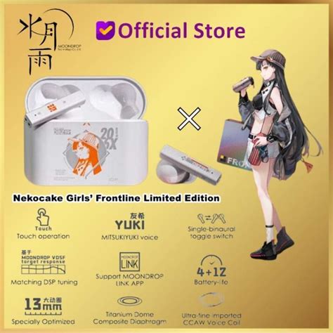 Jual Moondrop Nekocake Girls Frontline Neko Cake Limited Edition Tws