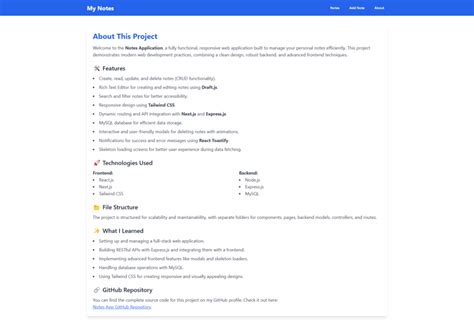 Building A Full Stack Notes Application With Nodejs Express React And Tailwind Css 🚀 Dev