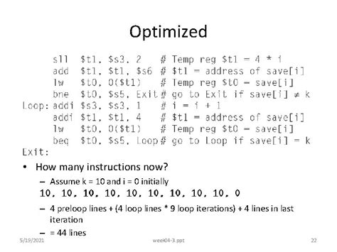 Mips Coding Review Shifting Shift Left Logical Sll