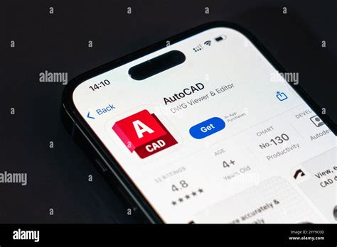 New York Usa December 20 2024 Autocad App Displayed On Smartphone Screen With Logo Mobile