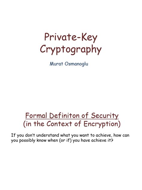 Stream Ciphers Block Ciphers Pdf Encryption Secure Communication