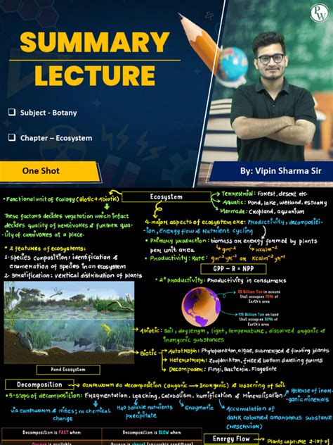 Ecosystem Class Notes Pdf