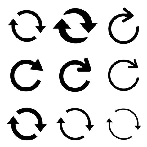 Premium Vector Refresh Icons Set Reload Icon Vector Update Icon Convert Icon