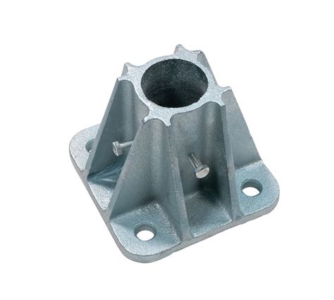 4 X 4 Industrial Safety Railing Single Mounting Socket Mytee Products