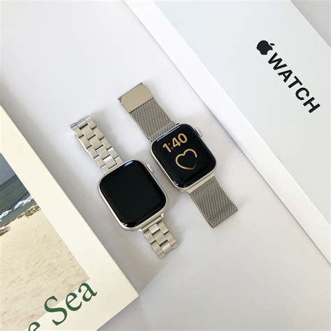 🚀오늘출발필름증정 애플워치 스트랩 스타라이트 모음 8 7 Se 6 클래식 라이트 밀레니즈 메탈 밴드 케이스 시계줄 에이블리