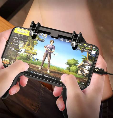 For Pubg Mobile Phone Controller Gamepad With Real Triggers And
