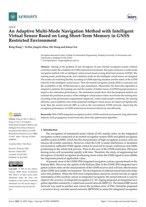 Pdf An Adaptive Multi Mode Navigation Method With Intelligent Virtual