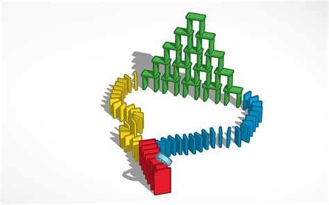 3d Design Domino 3 Sim Lab Eunny Tinkercad