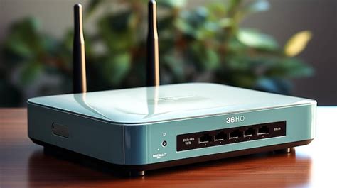 Premium AI Image Wifi Router On White