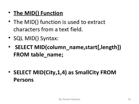Sql Overview And Detailed Information About Sql