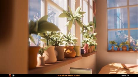 procedural room project houdini and unreal engine 5 r houdini