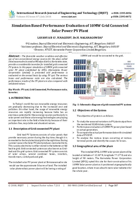 pdf irjet simulation based performance evaluation of 10mw grid