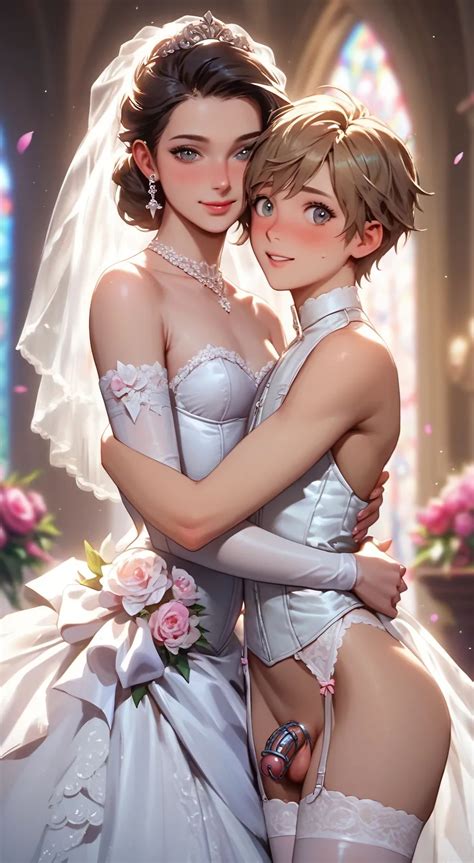 Rule 34 1boy 1girls 2d Ai Generated Chastity Cage Female Femboy