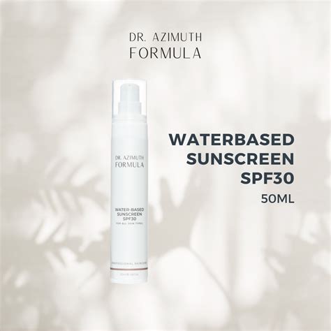 Water Based Sunscreen Spf30 Cream 50ml Shopee Malaysia