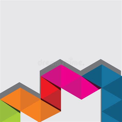 Triangle Color Gradient Pattern Stock Illustration Illustration Of Decorative Abstraction