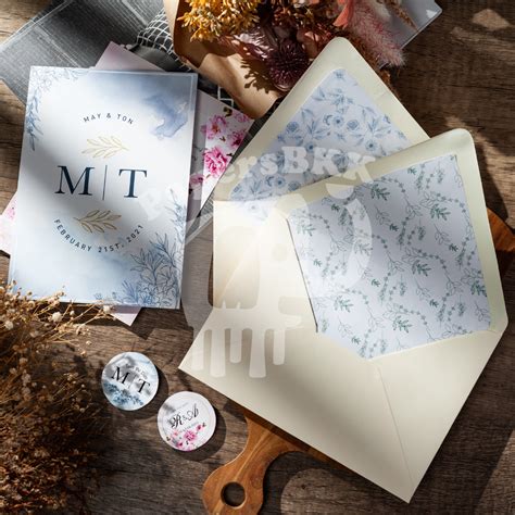 Buy 1 Free 1 ซอง 2 Tone ครีม ดอกไม้ ซองใส่การ์ด ซองงานแต่ง ขนาด 5x7 ยุโรป 25 ซอง แพ็ค Shopee