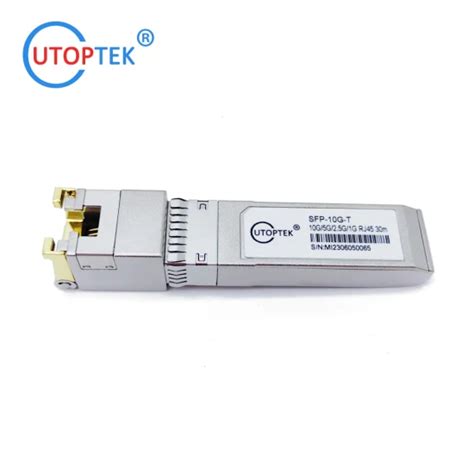 Cisco Sfp 10g T S Compatible 10g Copper Sfp Rj45 Ethernet Module 100m Fiber Optical Transceiver