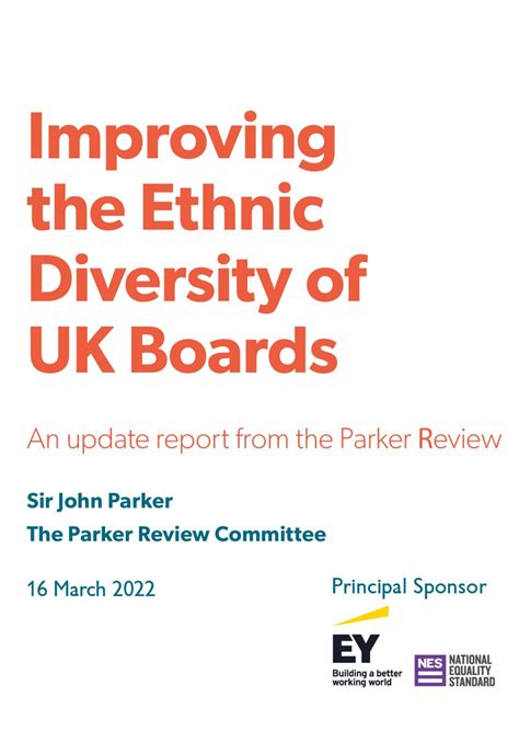 The Parker Review - Encouraging greater diversity of UK boards