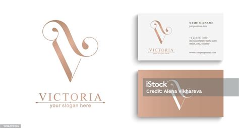 V 로고 V 문자 로고 템플릿 요소입니다 개인 모노그램 벡터 우아한 로고 0명에 대한 스톡 벡터 아트 및 기타 이미지 0명 개념 개성 개념 Istock