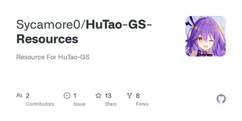github sycamore0 hutao gs resources resource for hutao gs