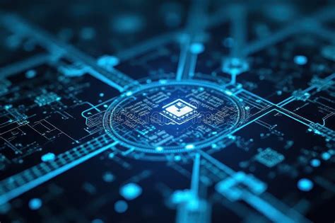 Ai Quantum Computing Evolution In The Era Of Artificial Intelligence Stock Illustration