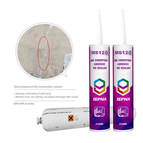 High Performance Elastic Low Modulus Building Ms Polymer Sealant