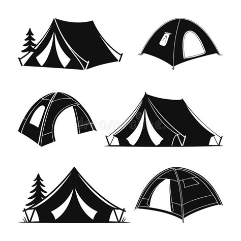 Free Camping Tent Clipart Black And White Download Free Camping Tent