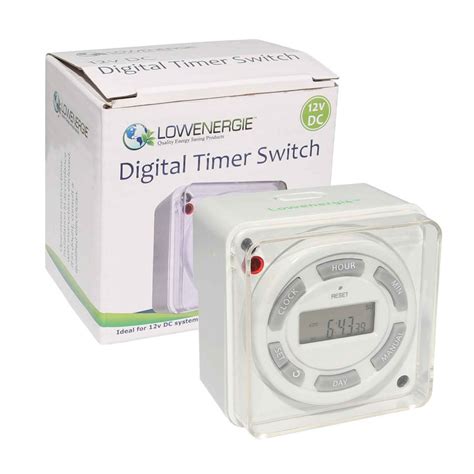 V DC Digital Day Programmable Timer Switch A Low Energy Supermarket