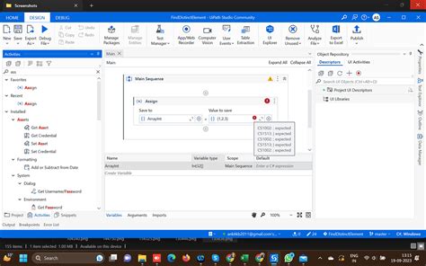 Facing Issue In Assign Value To Int Array Studio Uipath Community Forum