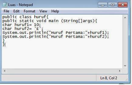 Contoh Contoh Program Java