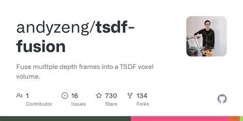 Github Andyzengtsdf Fusion Fuse Multiple Depth Frames Into A Tsdf