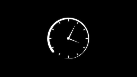 Analog Clock Spinning Animation 41178741 Stock Video At Vecteezy