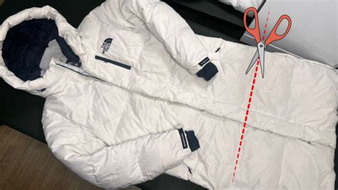 롱패딩 리폼 노스페이스 숏패딩으로 변신 털날림주의 Youtube