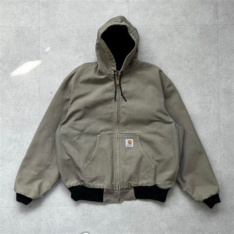 90s Usa 칼하트 빈티지 덕 액티브 자켓 Xl 헬로마켓