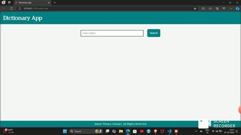 Gagandeep Singh On Linkedin Dictionaryapp Webdevelopment Html Css