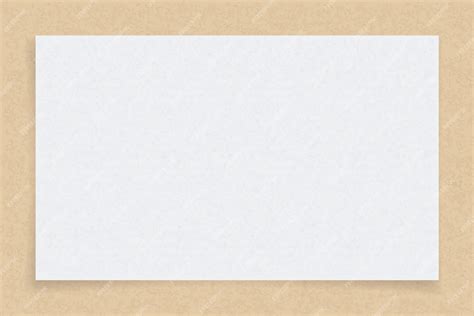 갈색 종이 배경에 백서 시트입니다 프리미엄 벡터
