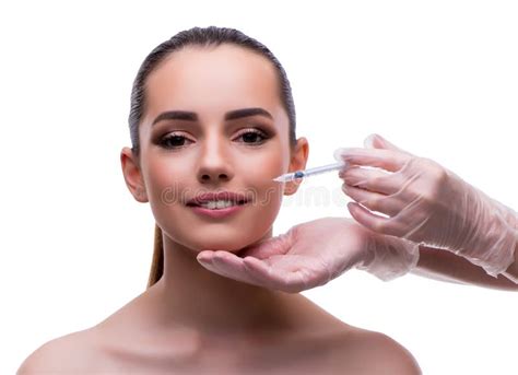 Woman In Beauty Concept Having Botex Facelift Stock Image Image Of