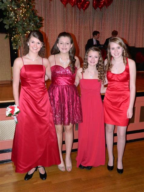 Ladies In Red 8th Grade 8th Grade Formal Dresses Red Graduation