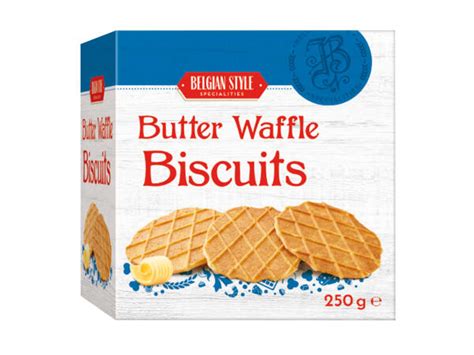 Belgian Style Butter Waffles Biscuits Lidl Great Britain Specials Archive