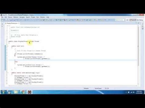 Java Tutorial Java Threads Daemon Thread In Java Java Daemon Thread V Java Thread Java