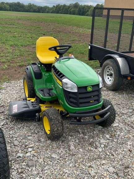 John Deere E170 2018 Model Lawn Tractor Langham Auctioneers